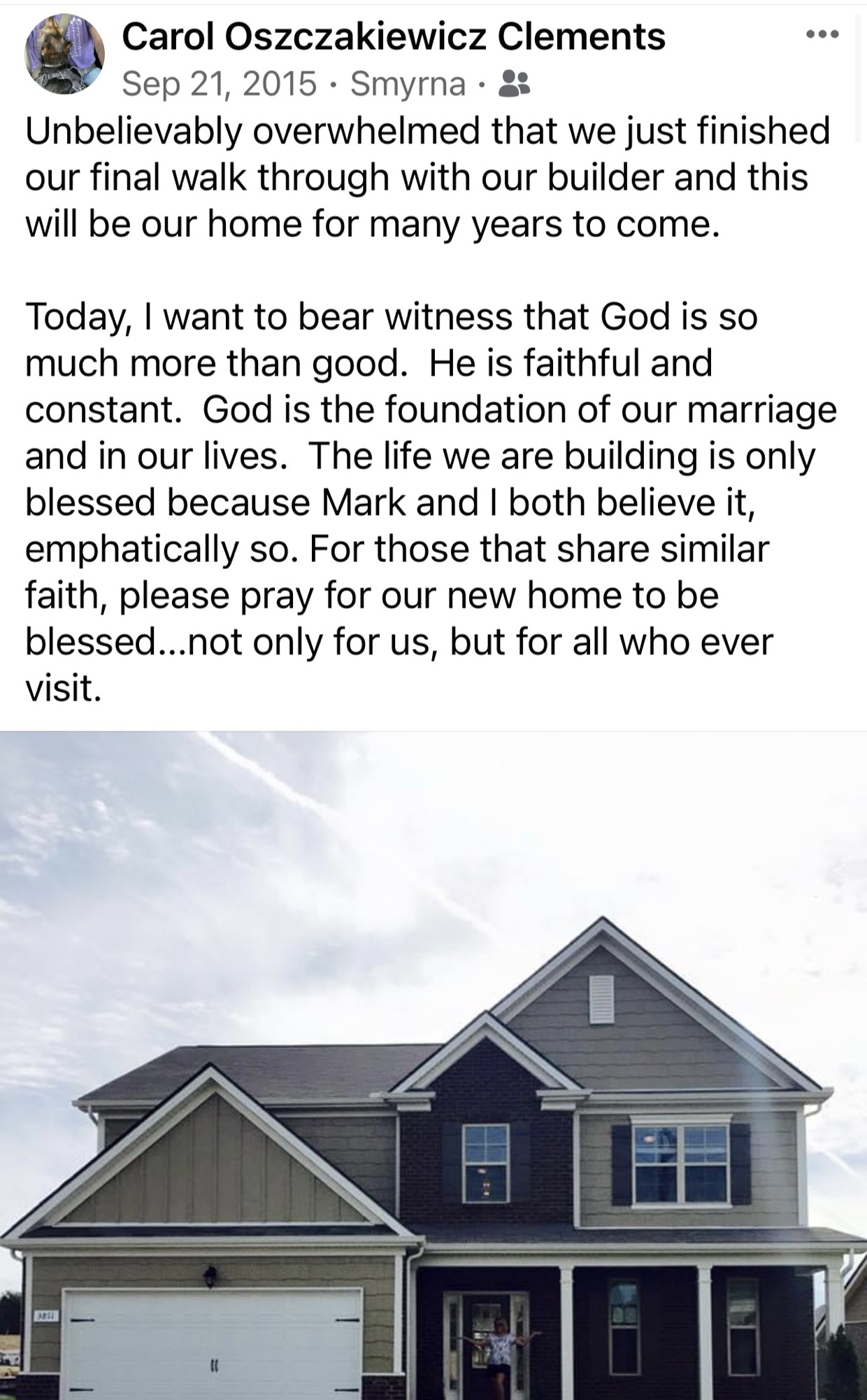 God Gave us a House – My God Room